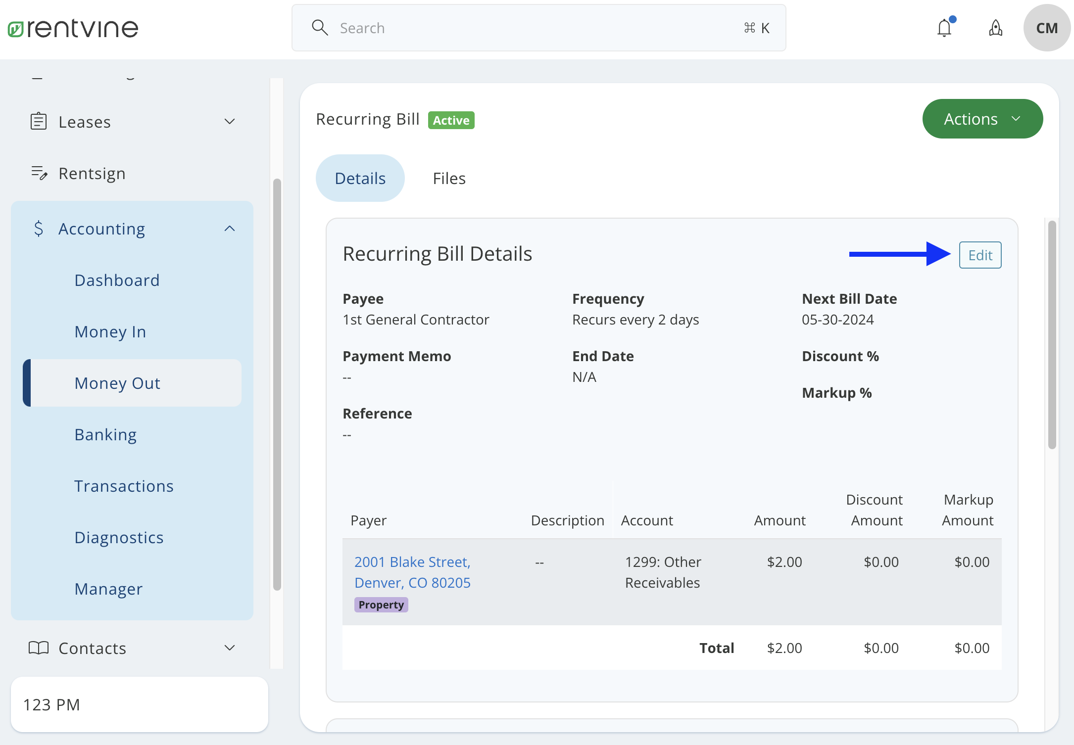 How to Add/Edit a Recurring Bill